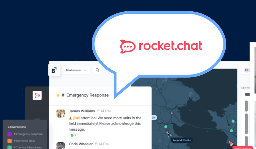 Bluescape’s Virtual Workspace Available with Rocket.Chat
